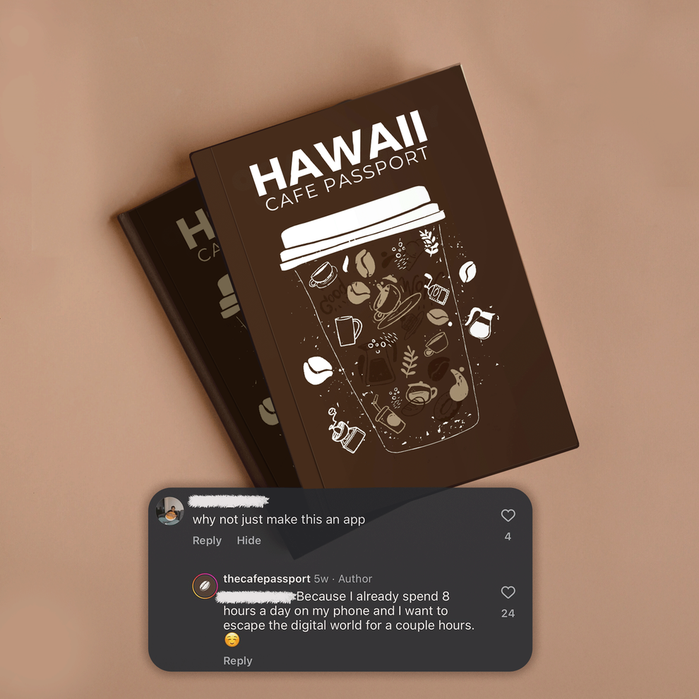 Hawaii Cafe Passport – The Cafe Passport